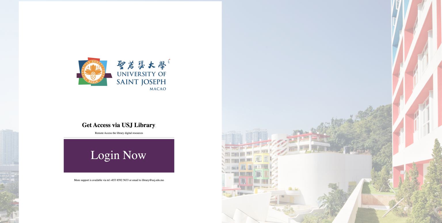 Off Campus Access – Library